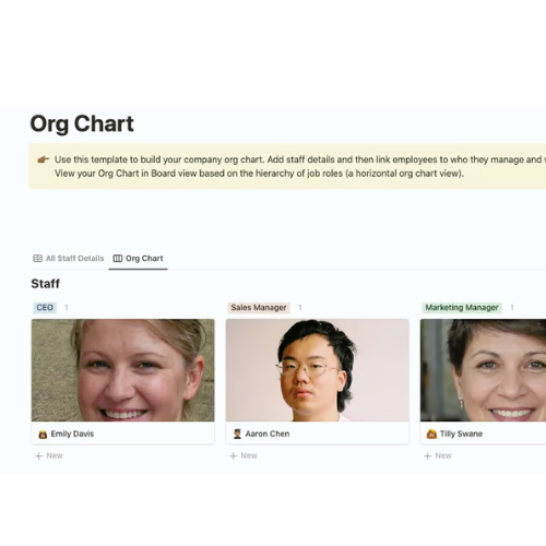 Notion - Org Chart Template