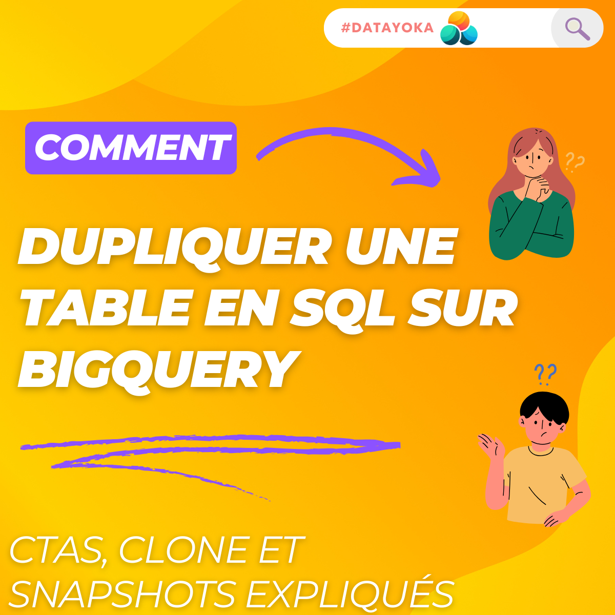 Comment dupliquer une table en SQL sur BigQuery : CTAS, CLONE et snapshots expliqués
