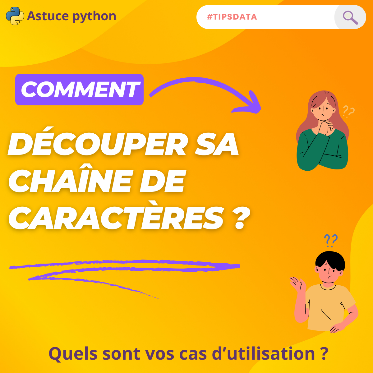 Python - Comment découper sa chaîne de caractères avec split()