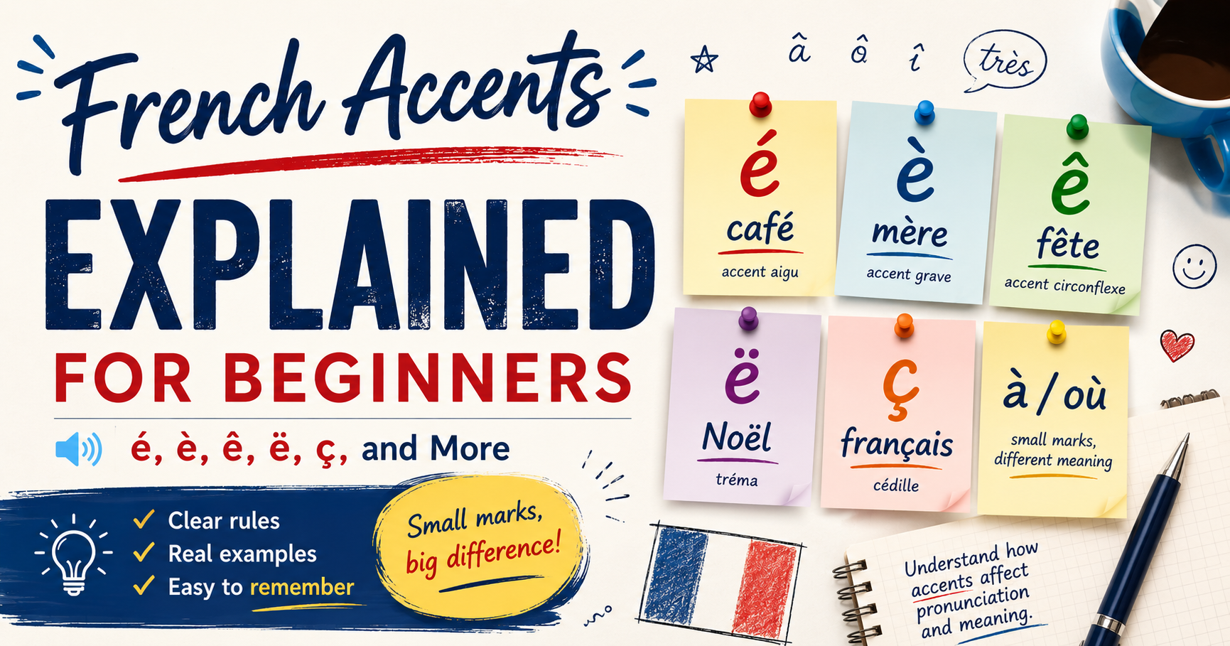 French Accents Explained for Beginners | SeriousFrench