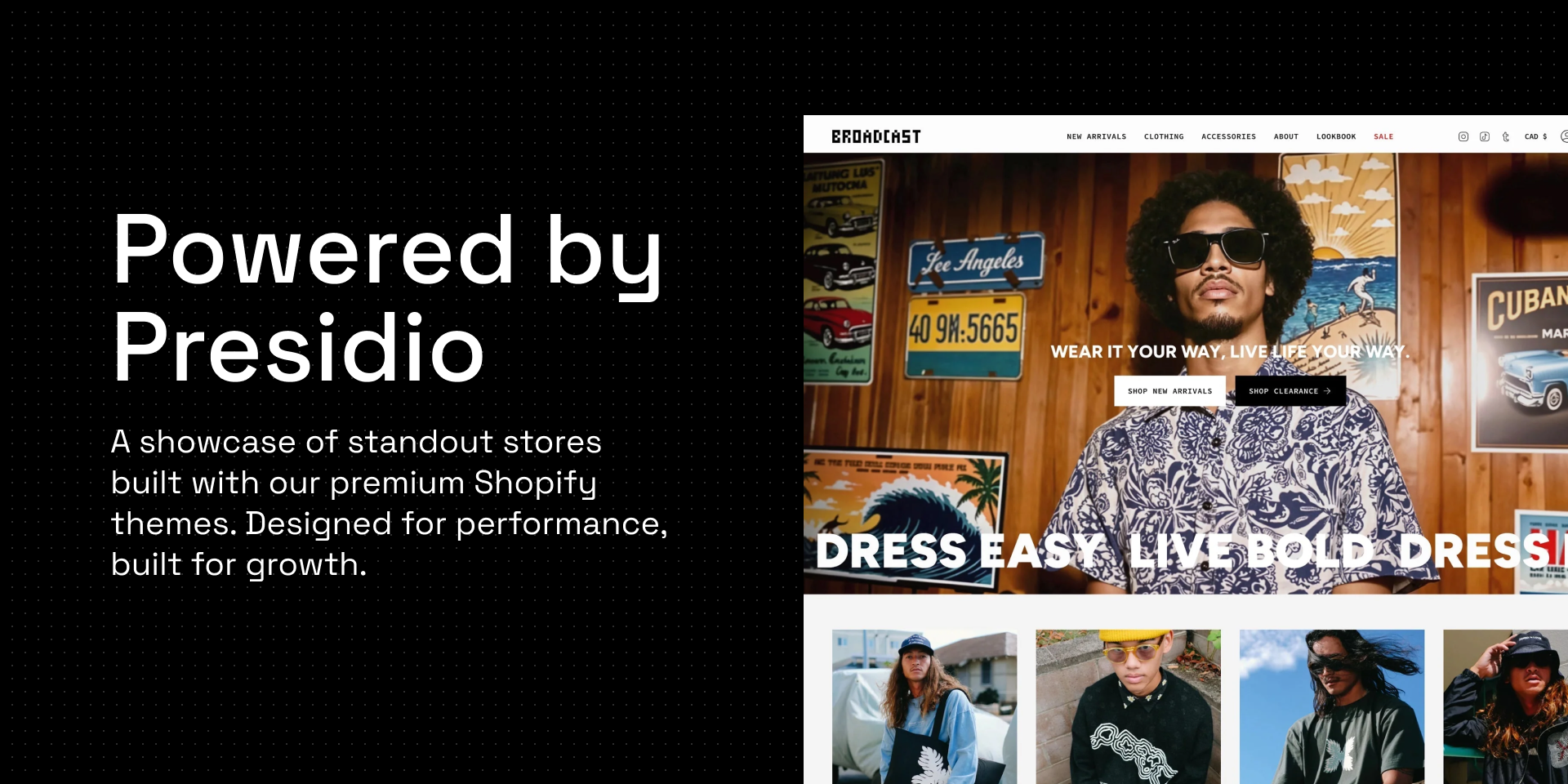 Best Shopify Stores and Examples 2025 - Presidio Themes