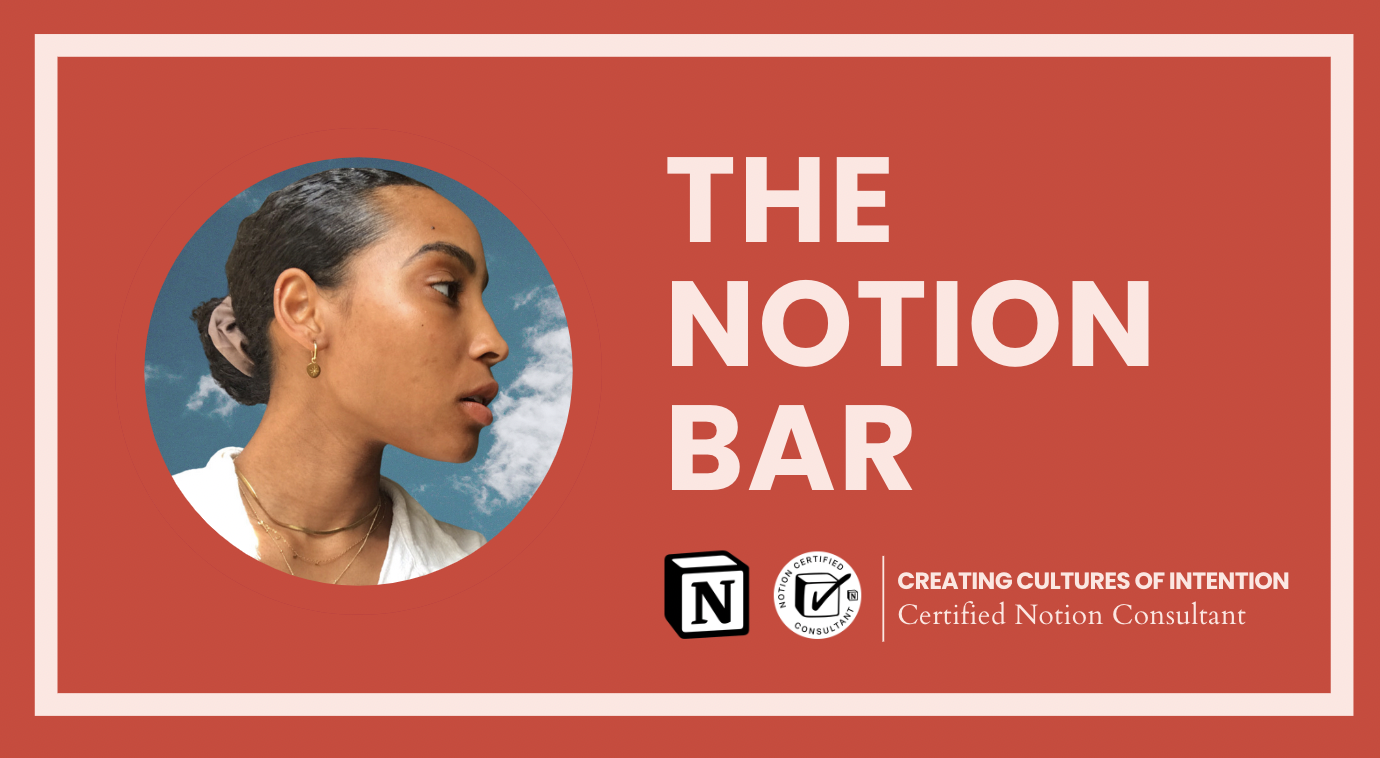 The Notion Bar | Certified Notion Consultant, Expert & Aesthetic Notion ...