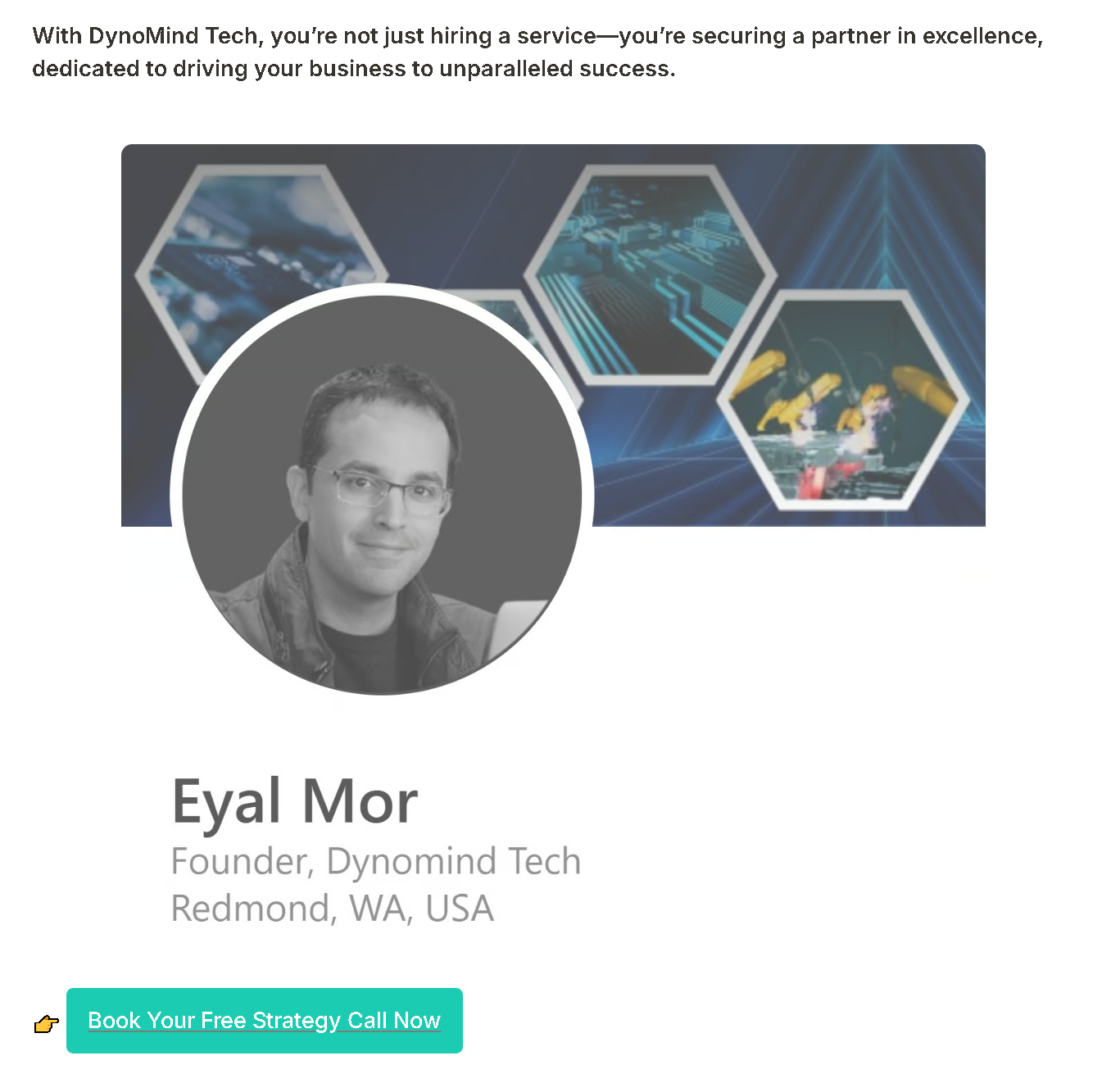 Expert Tech Leadership Services | Drive Innovation with DynoMind Tech