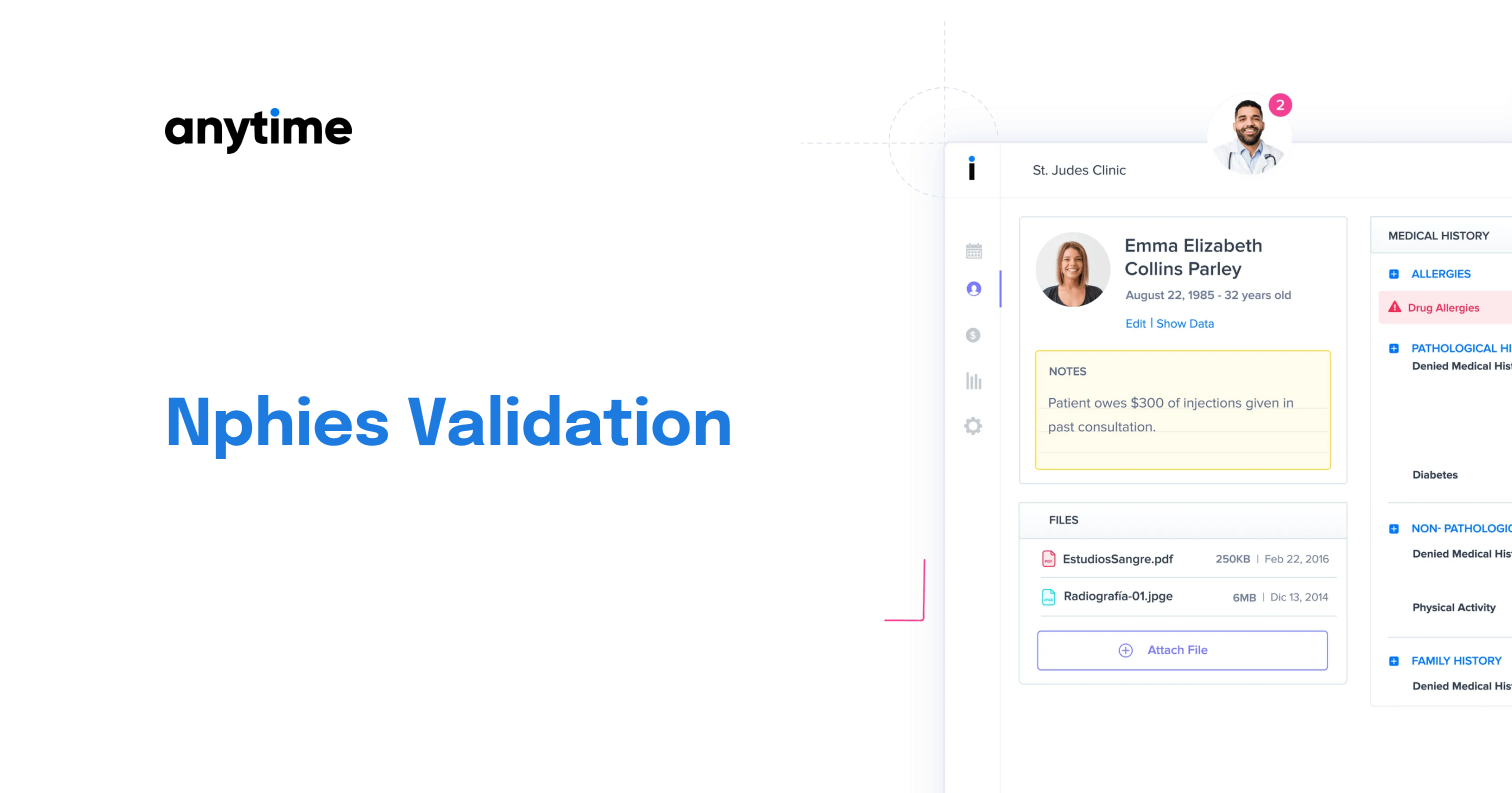 Nphies validation | Anytime Clinical
