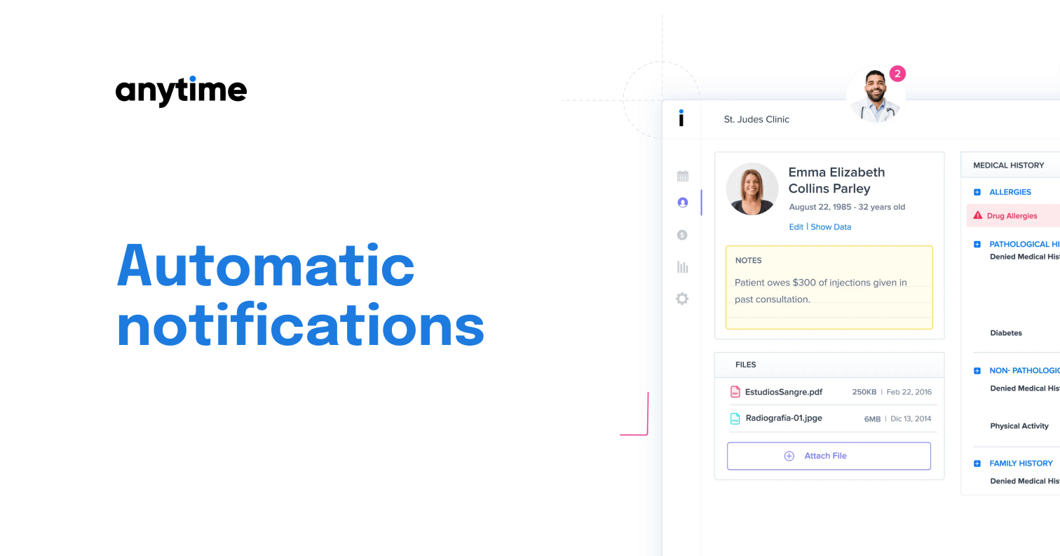 Automatic notifications | Anytime Agenda