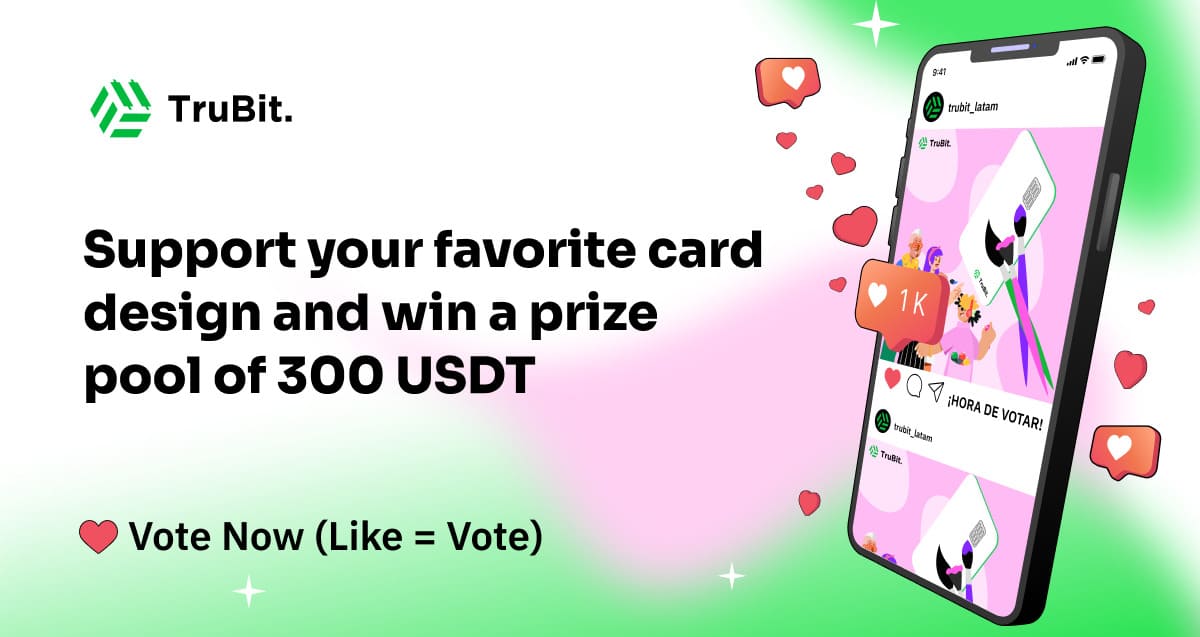 Vote now for the new design of TruBit Card | Win a Surprise Airdrop