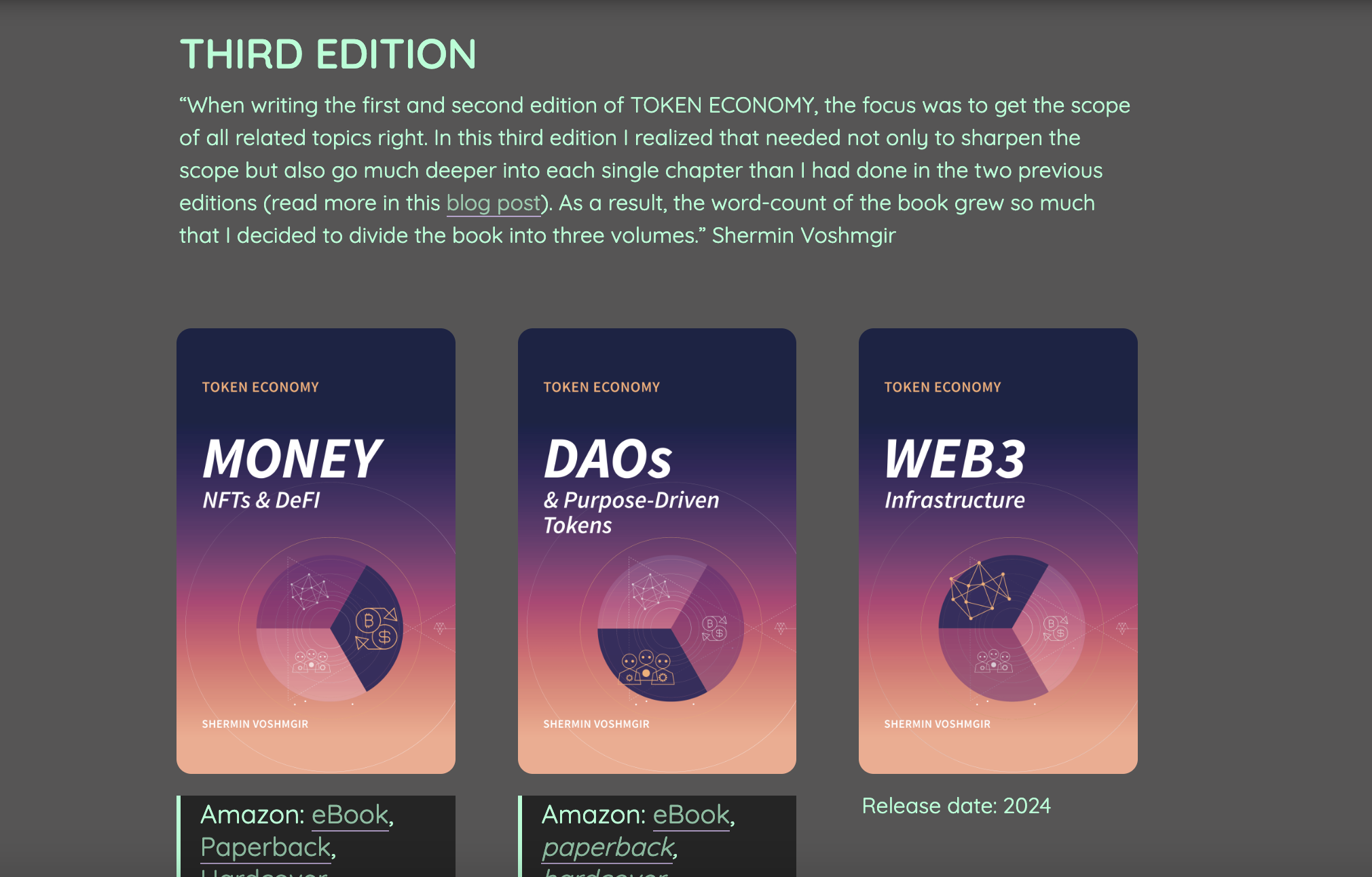 TOKEN ECONOMY SERIES