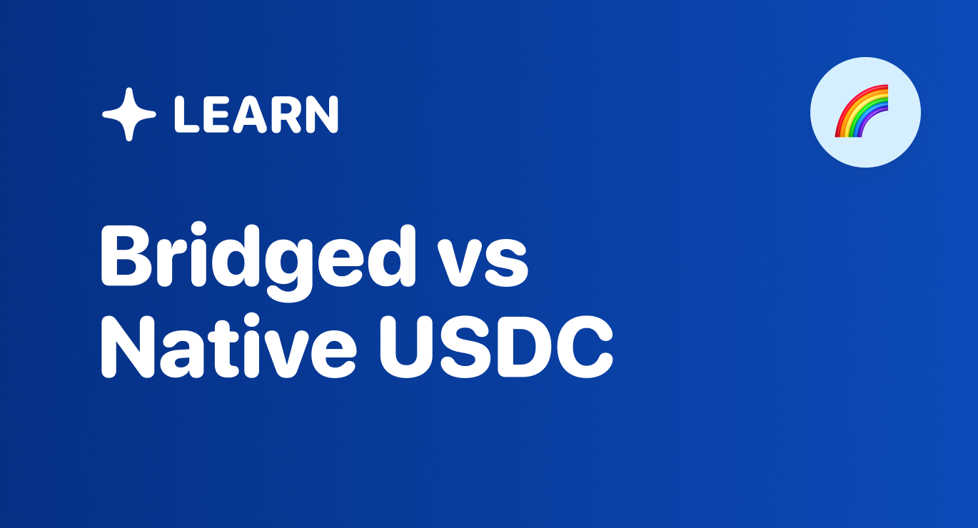 Bridged vs Native USDC