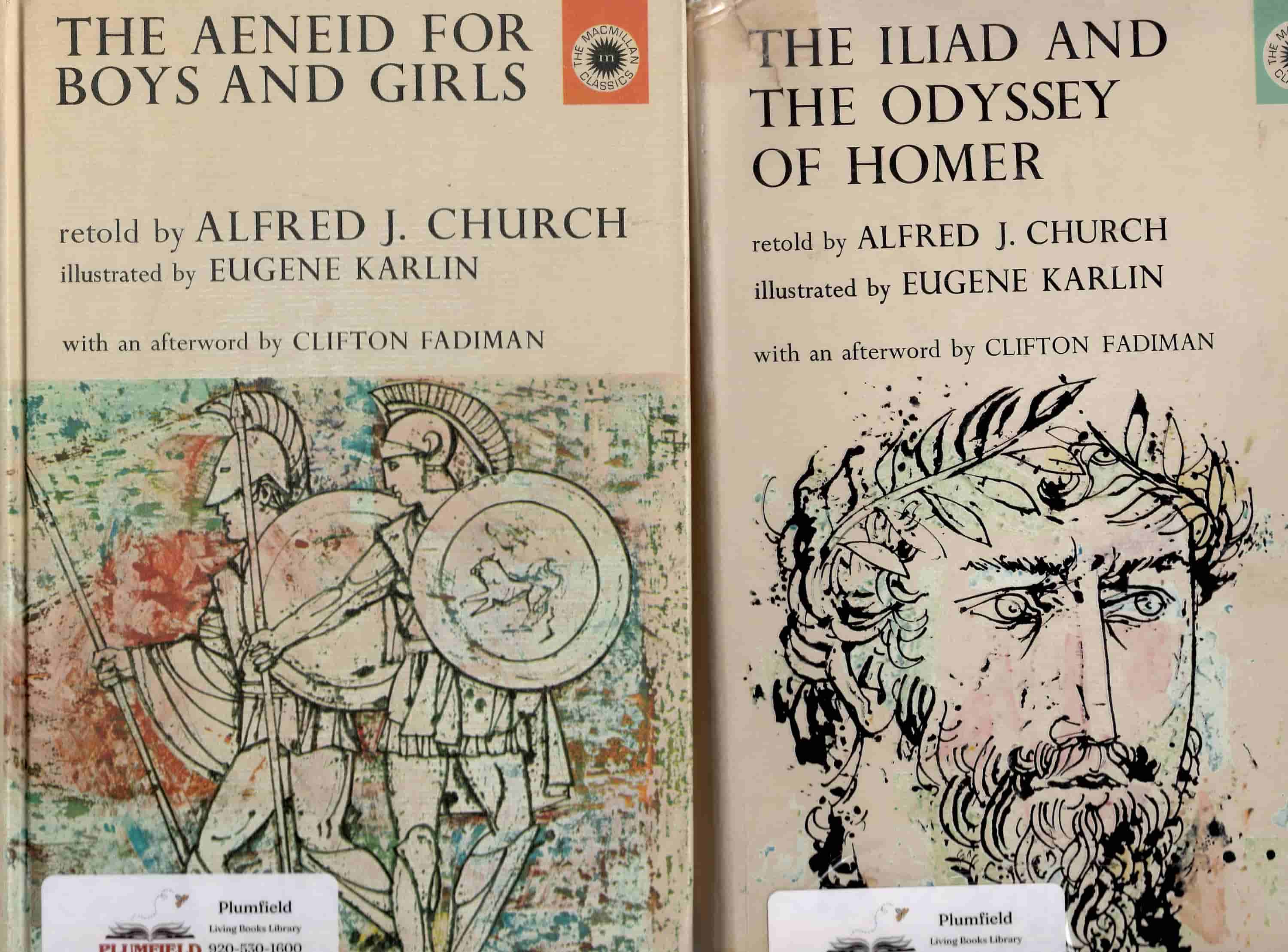 The Iliad and the Odyssey of Homer & The Aeneid for Boys and Girls by ...