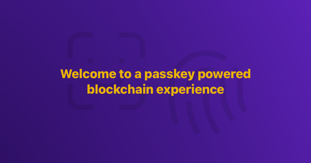 The Passkey Powered Future of Web3