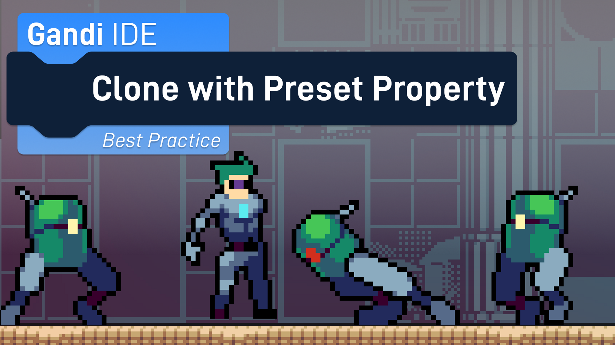 How to Create a Clone with Preset Property? - Gandi IDE