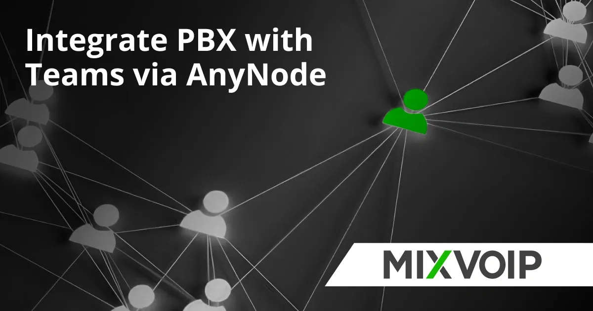 Integrate AnyNode PBX with Microsoft Teams Direct Routing